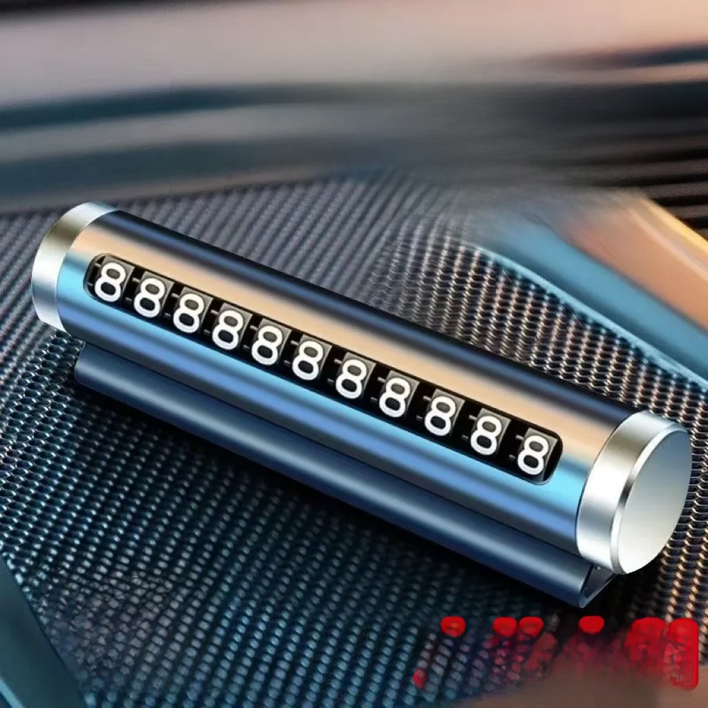 Roller-adjustment-car-parking-plate-can-be-customized-with-LOGO-moving ...