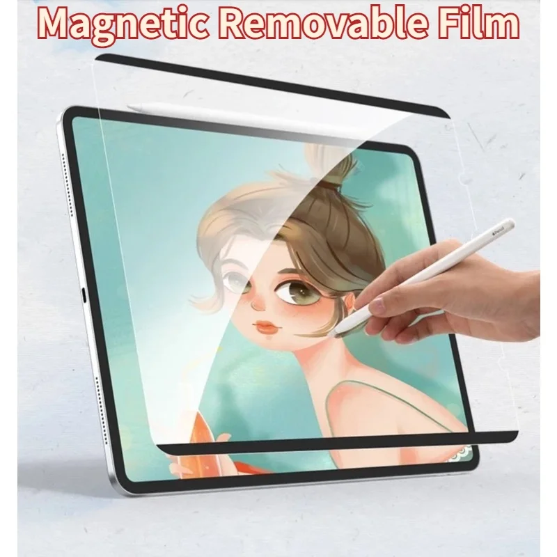Filme-Magn-tico-Remov-vel-para-Samsung-Galaxy-Tab-S9-FE-Plus-12-4-S9FE ...