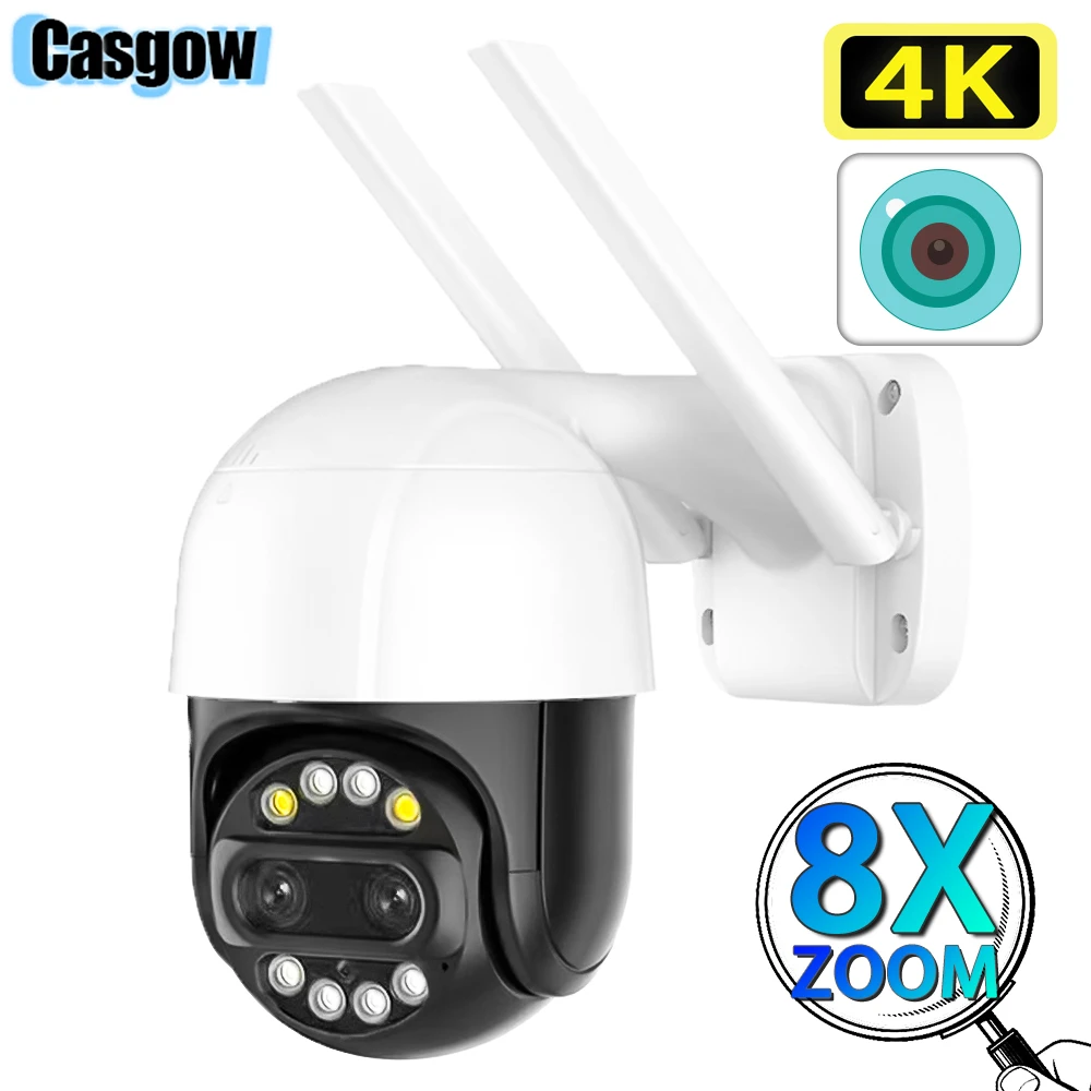 Casgow-Surveillance-Protection-4K-Dual-Lens-Wifi-Security-Cameras-8X ...