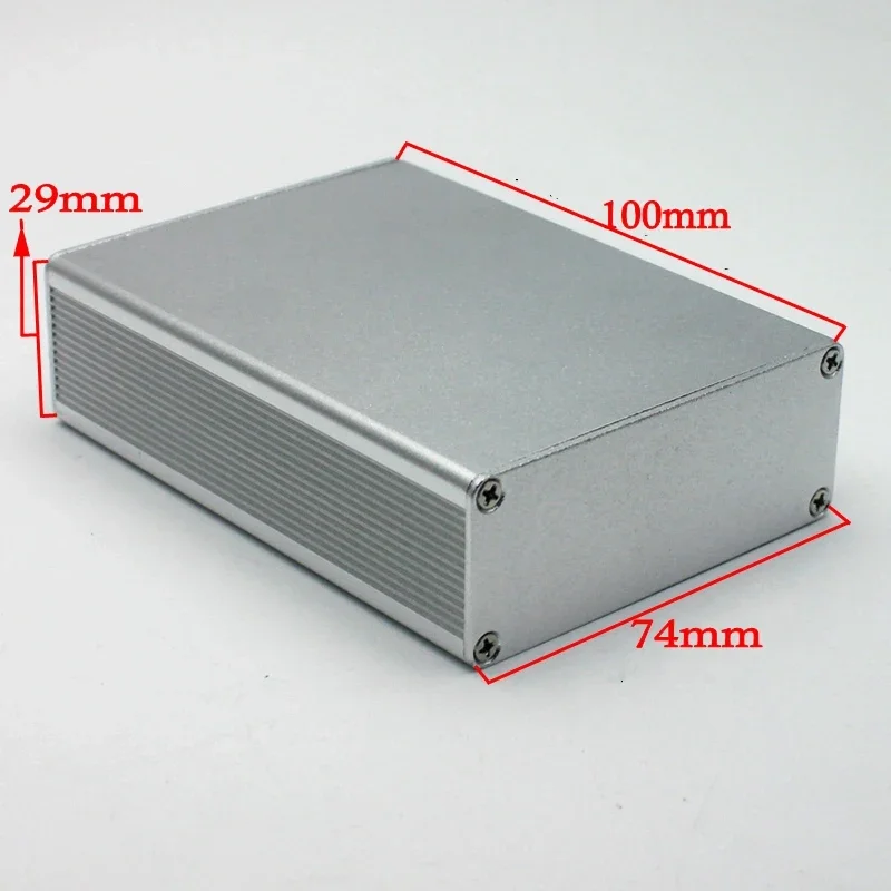 Aluminum alloy box Metal case shell for Audio Power Amplifier board ...
