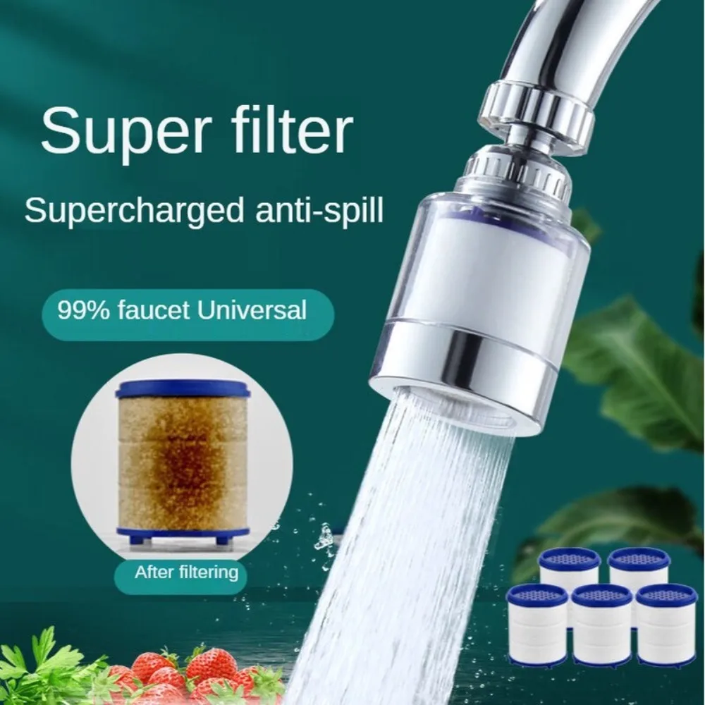 360-Rotation-Water-Faucet-Filter-Kitchen-Faucet-Extender-Replaceable ...