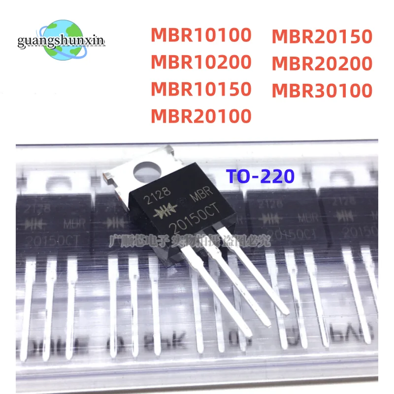 10PCS-MBR10100CT-MBR10200CT-MBR10150CT-MBR20100CT-MBR20150CT-MBR20200CT ...