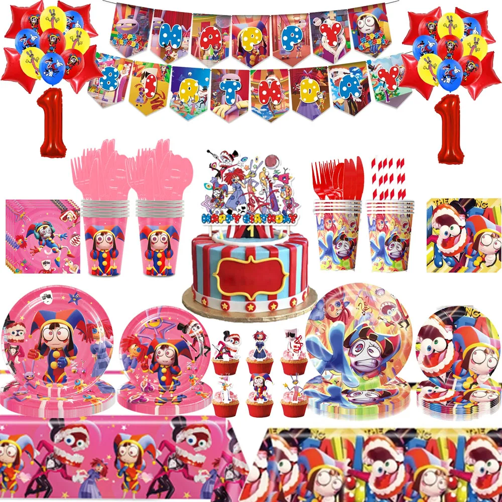The-Amazing-Digital-Circus-Birthday-Party-Supplies-Tableware-Paper-Cups ...