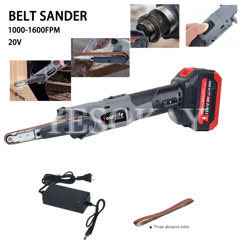 220V-Lithium-Battery-Sandbelt-Machine-Handheld-Polishing-Grinding ...