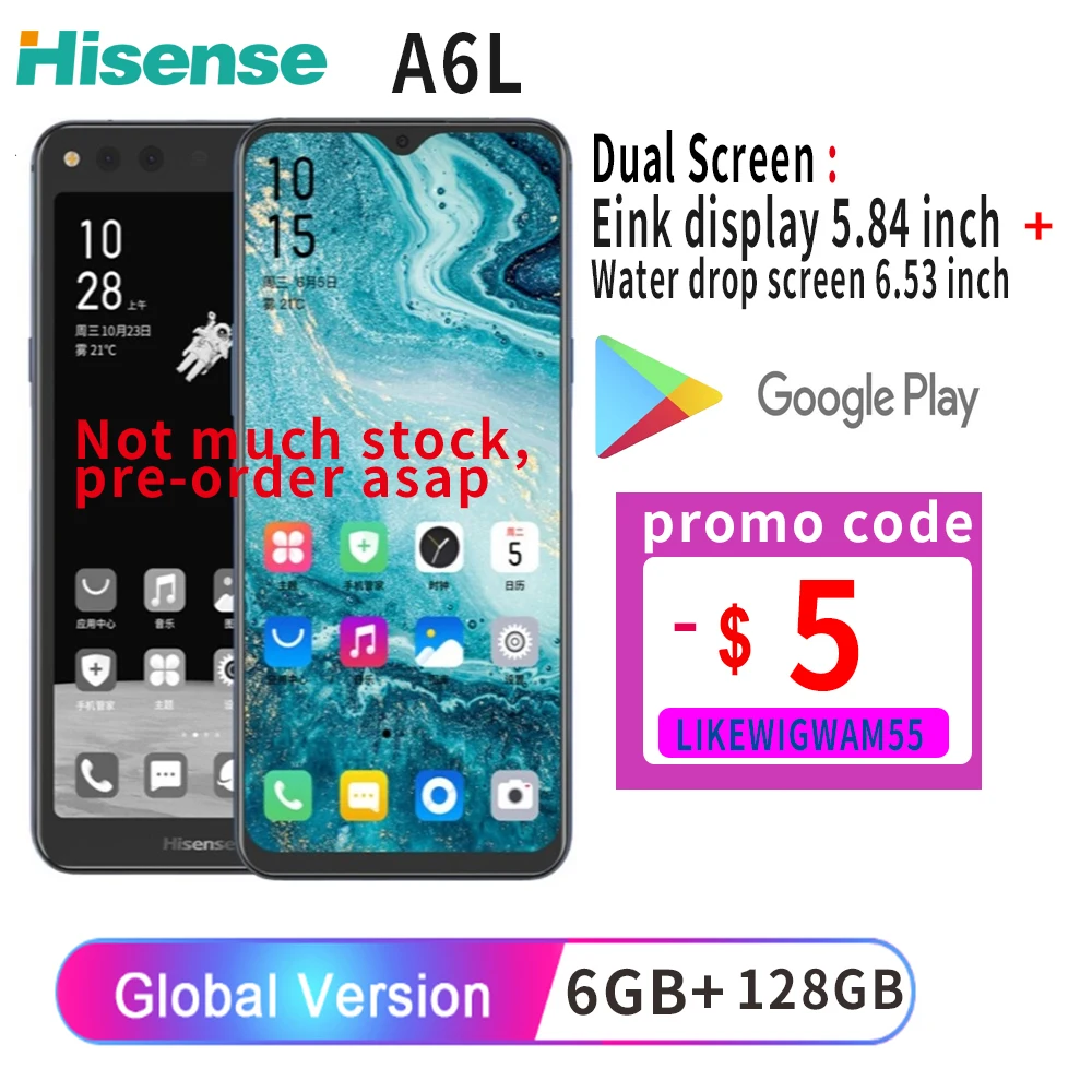 Hisense-A6L-Google-Play-Snapdragon-660-Android-9-0-Original-Smartphone ...