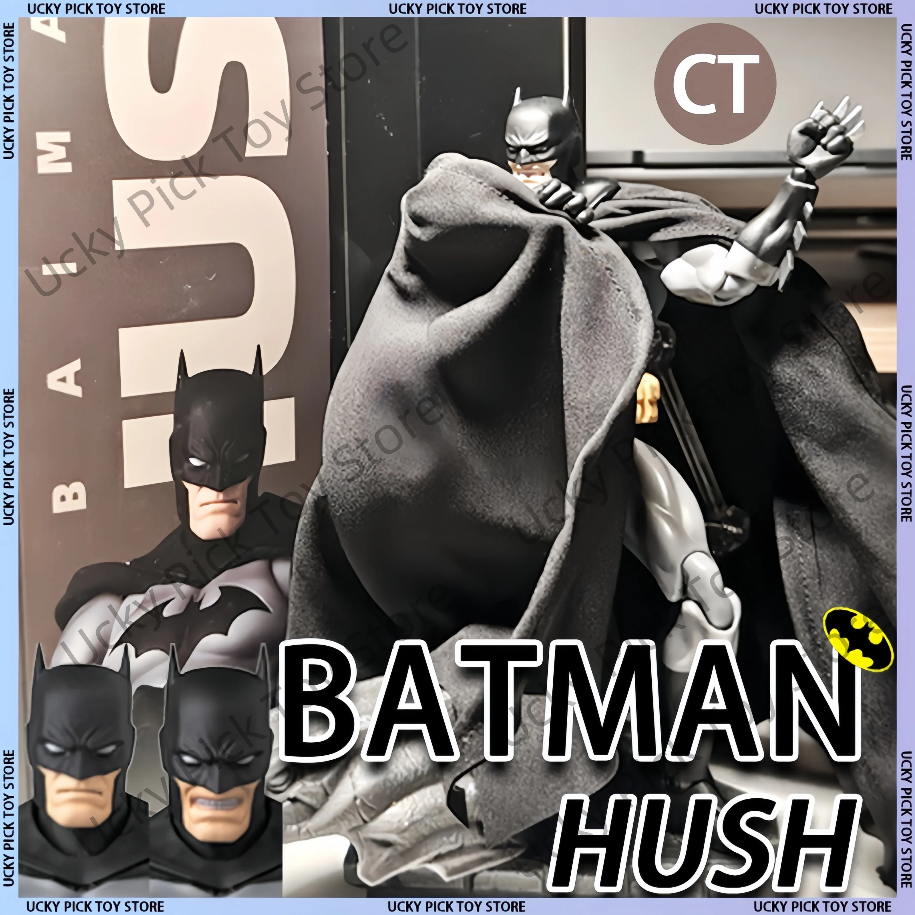 New Ct Toys Batman Figure Batman Hush Mafex 126 Action Figure Dc ...