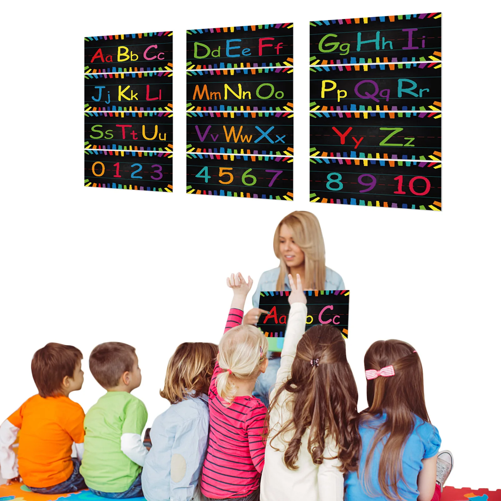 Alphabet Poster For Toddlers Preschool Alphabet Number Classroom Wall ...