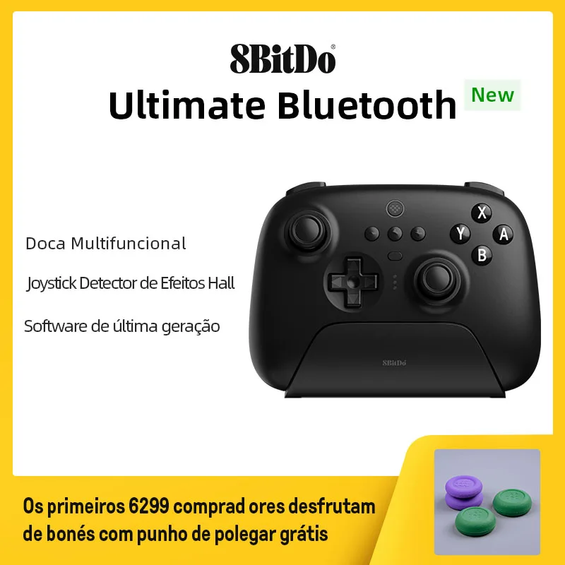 8bitdo ultimate sem fio bluetooth controlador de jogos com doca de carregamento para nintendo ...