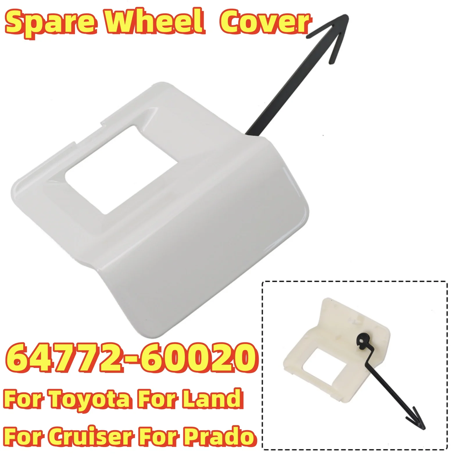 Tailgate Spare Wheel Camera Cover For Toyota For Land for Cruiser for ...