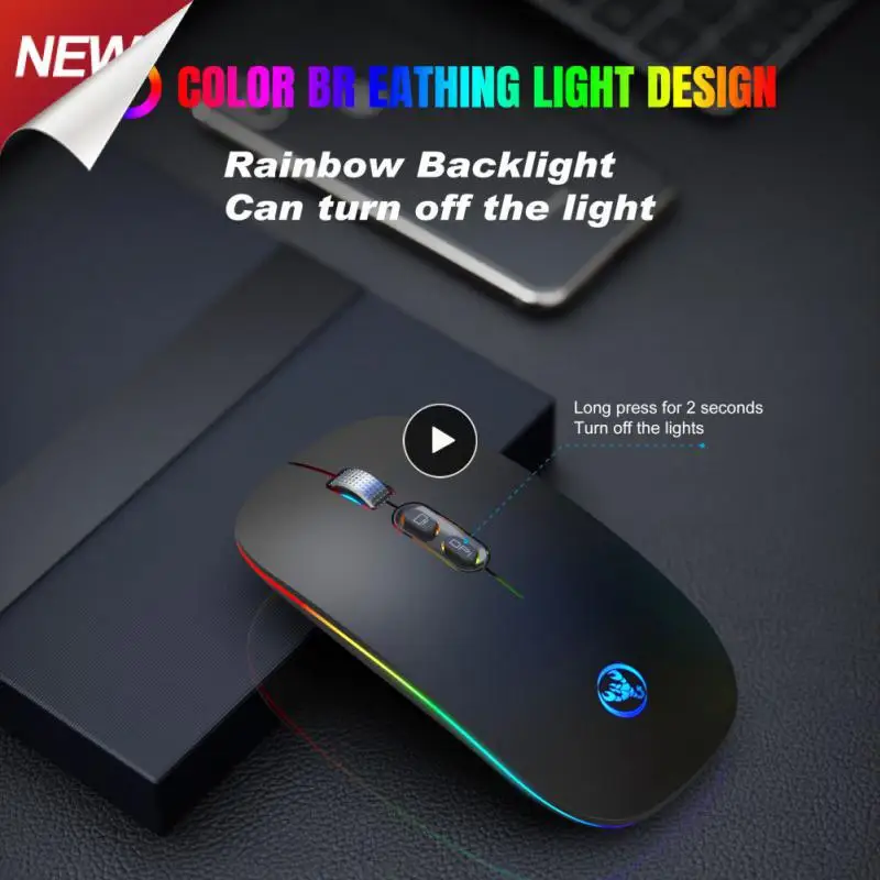 Gaming-Mouse-Slim-1200dpi-Rechargeable-Opto-electronic-Luminous ...