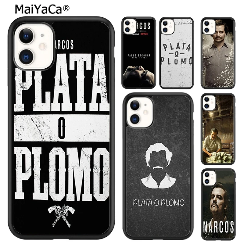 Plata O Plomo Narcos Pablo Escobar Silver Or Lead Phone Case For iPhone ...