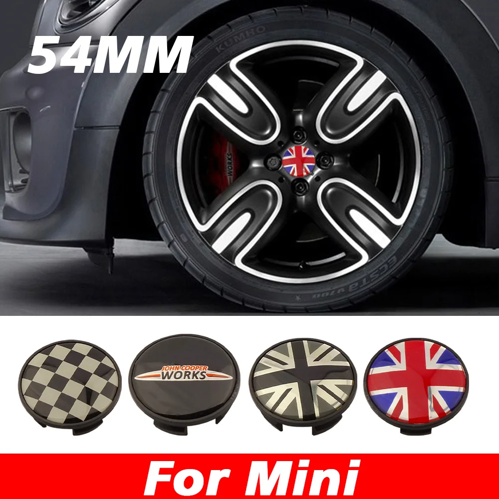 Union-Jack-54MM-Car-Wheel-Center-Hub-Caps-For-Mini-Cooper-S-F54-F55-F56 ...