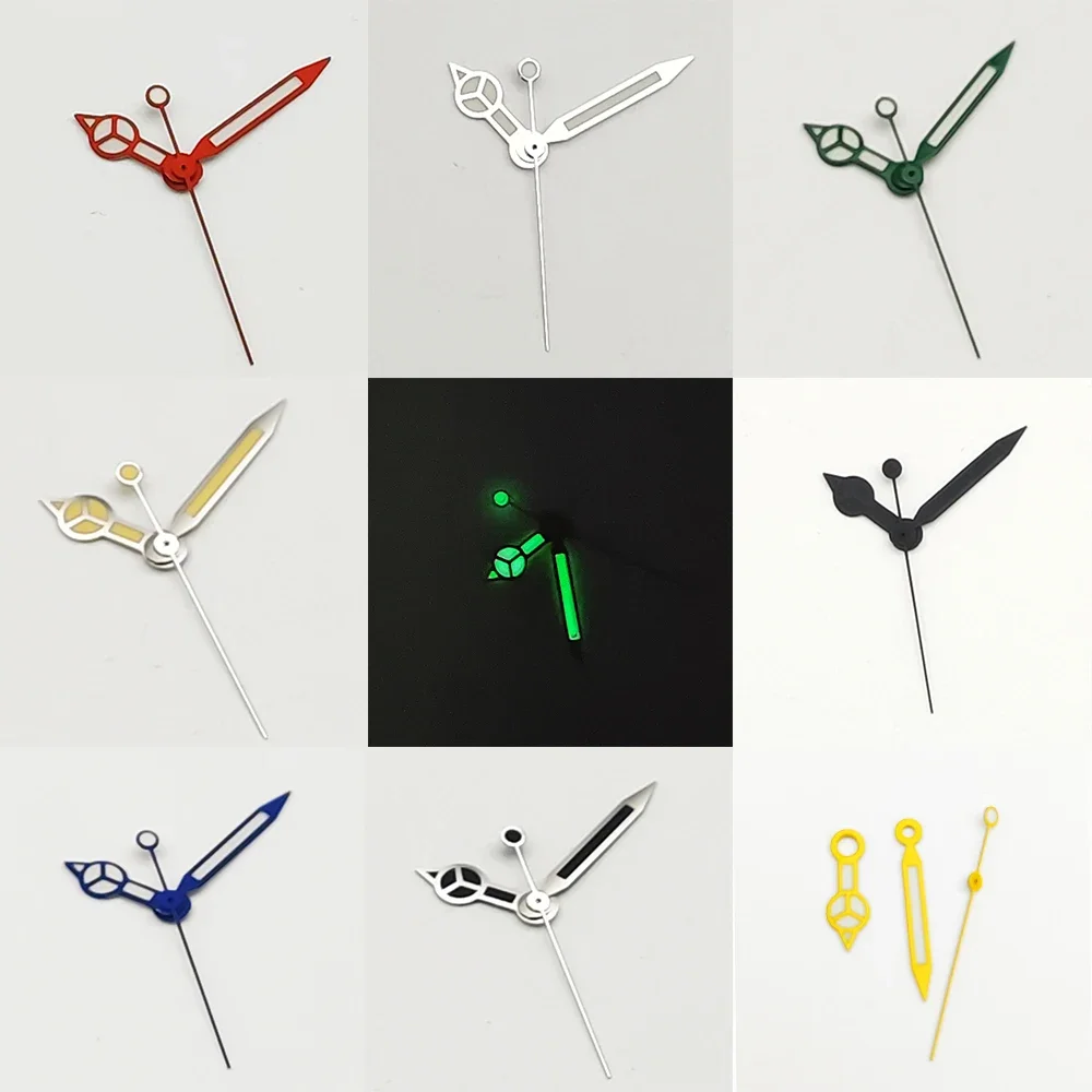 Manecillas-de-reloj-de-9-colores-accesorios-de-reloj-de-aguja-luminosos ...