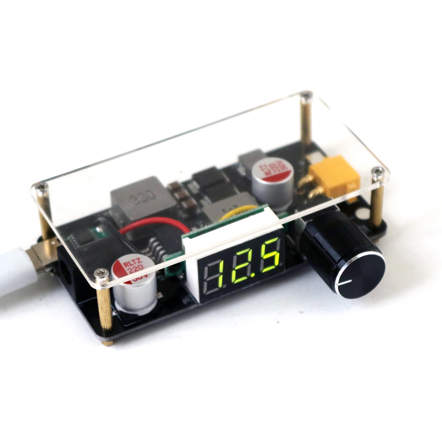 Desktop Adjustable Buck-Boost Power Supply Type-C USB PD DC 5-35V to 1. ...