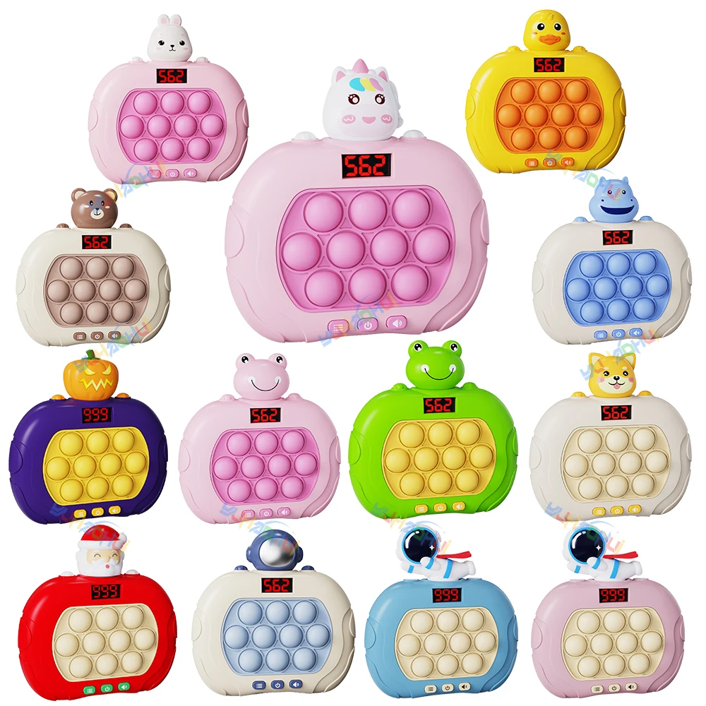 999 Level Electronic Pop Quick Push Game Console Toy with LED Display ...
