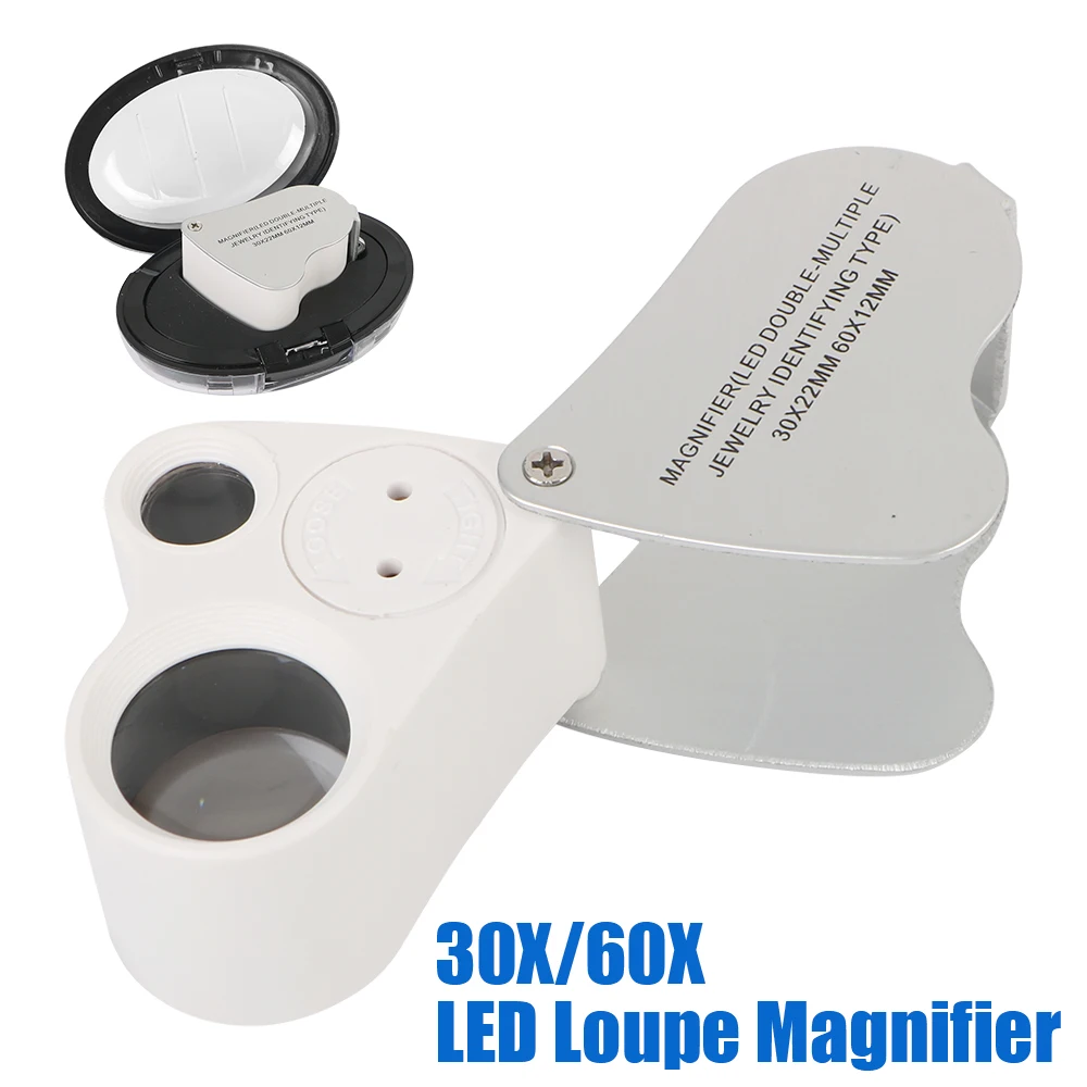 2-In-1-With-LED-Lighting-Handheld-Magnifier-Magnifying-Glass-Folding ...