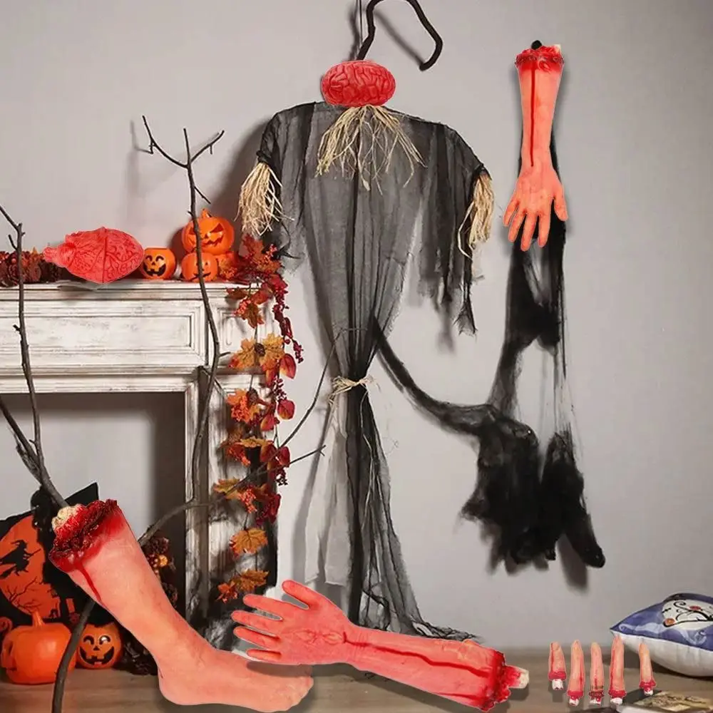 Body Parts Halloween Props Halloween Skeletal Hand 1 Pair Adult ...
