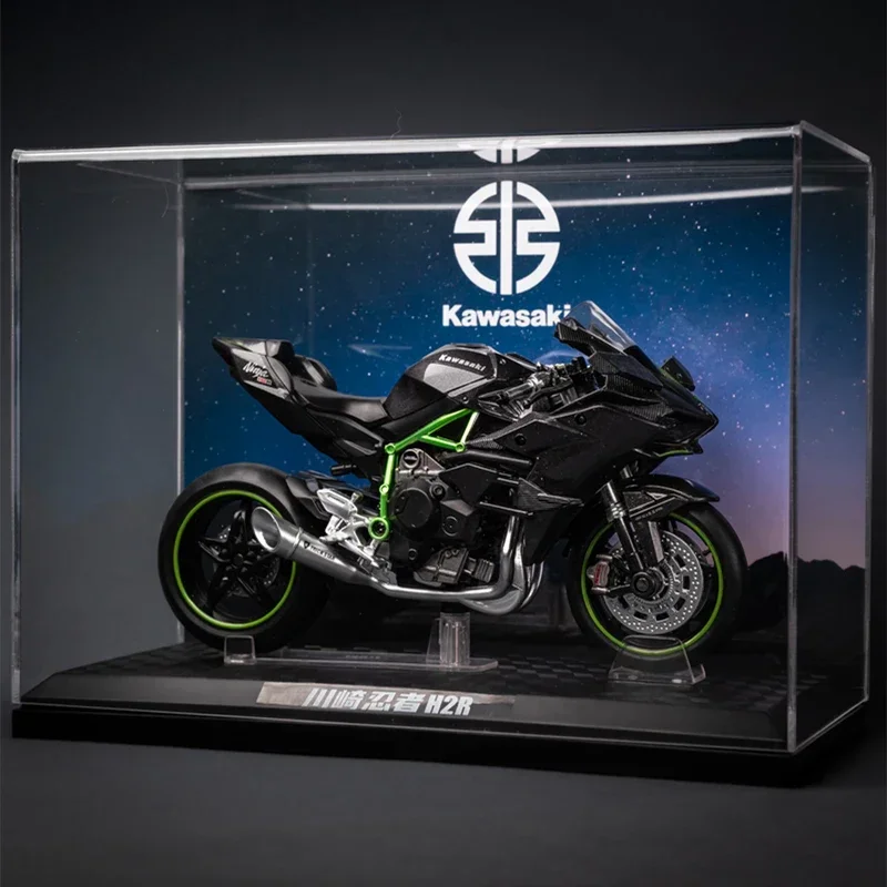 1-12-Kawasaki-Ninja-H2R-Alloy-Motorcycle-Acrylic-Packaging-Die-Casting ...