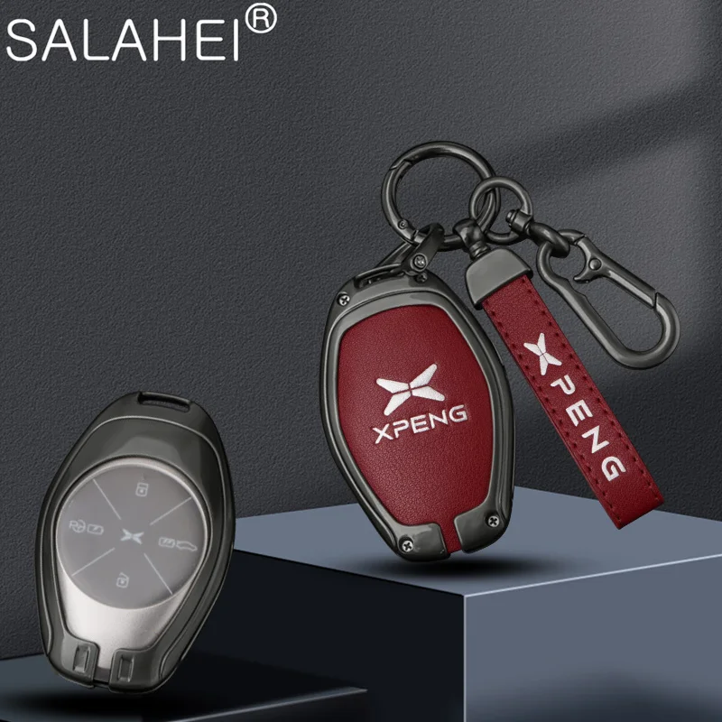 Zinc-Alloy-Car-Remote-Key-Case-Cover-Protector-Holder-Shell-For-Xpeng ...