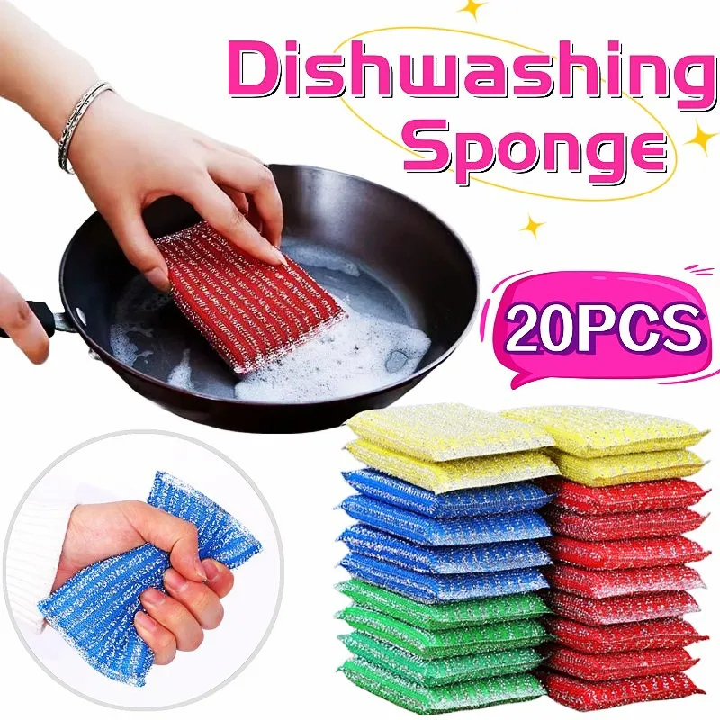 Double-sided-Cleaning-Sponges-Non-Scratch-Scouring-Sponge-Pan-Pot-Dish ...