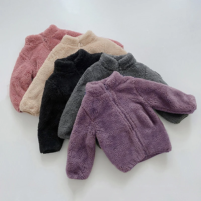 Kids Spring Coats Children Outerwear Boy Warm Fleece Jacket Baby Girls ...