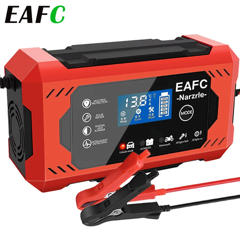 EAFC-Car-Battery-Charger-12V-6A-Intelligent-Fast-Charging-Pulse-Repair ...