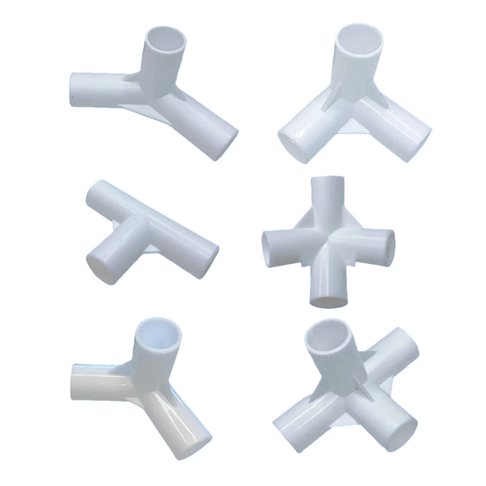 10 Pcs Camping Tent Pole Tee Fixed Joints Plastics 90°/135°//120°T ...
