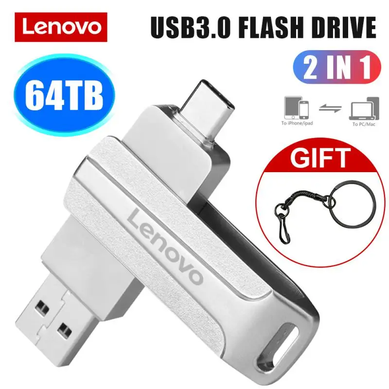 Original-Lenovo-USB-Flash-Drive-64TB-USB-3-0-Interface-Real-Capacity ...