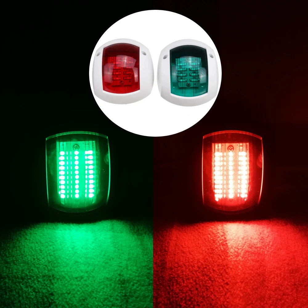 1 Pair Navigation Lights For Boats 12V 24V LED Running Lights Boat ...