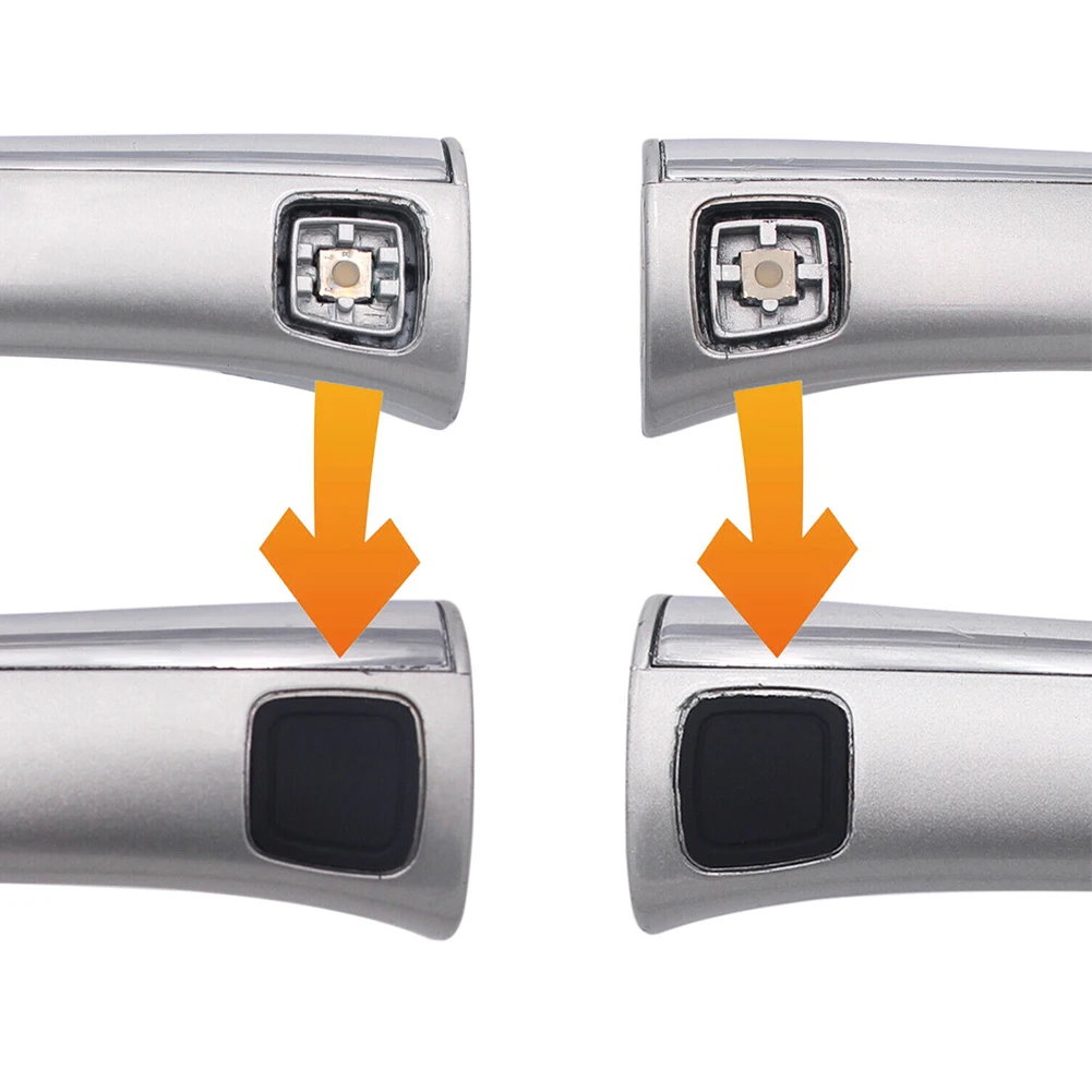 Keyless-Entry-Door-Handle-Button-Cover-Cap-Black-Rubber-Cap-A2207601370 ...