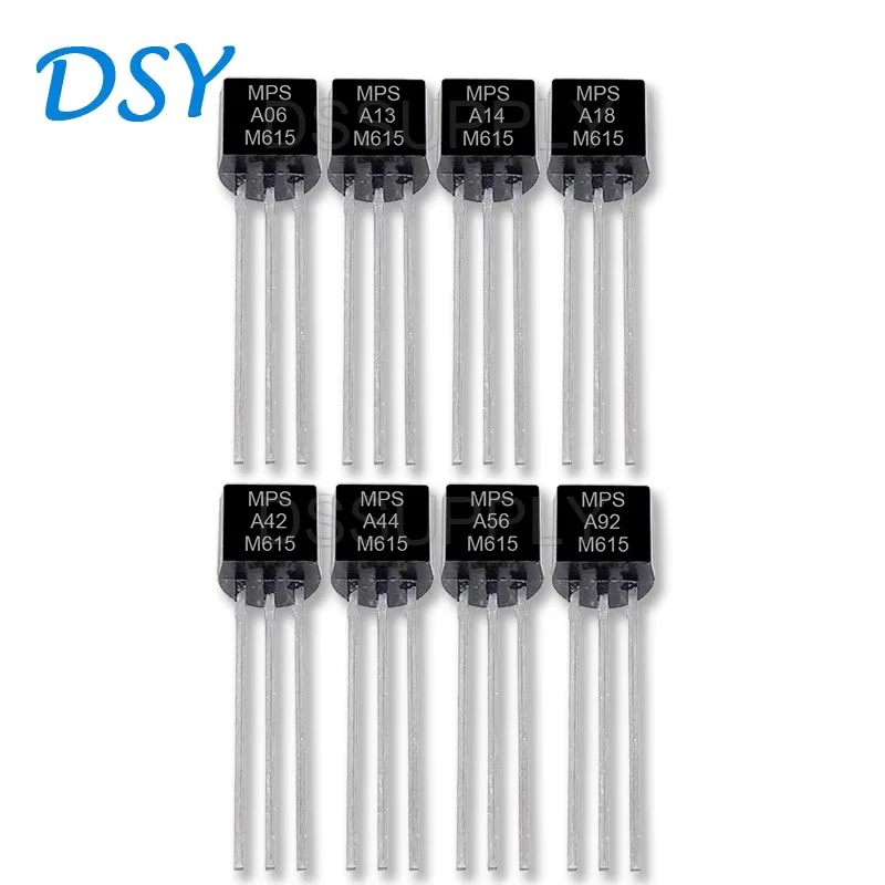 50PCS-New-MPSA06-MPSA13-MPSA14-MPSA18-MPSA44-MPSA42-MPSA56-MPSA92-TO-92 ...