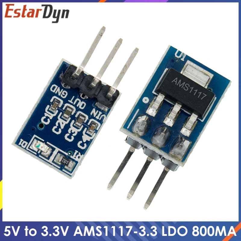 LDO-800MA-DC-5V-to-3-3V-Step-Down-Power-Supply-Module-AMS1117-Module ...