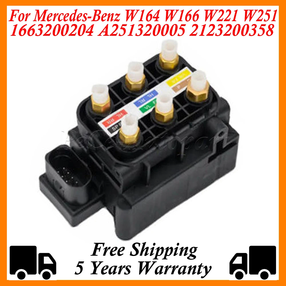 For-Mercedes-Benz-W164-W166-W221-W251-Air-Suspension-Solenoid-Valve ...