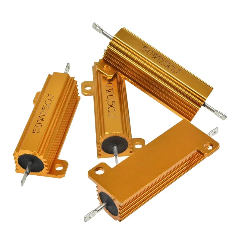 RX24-50W-Aluminum-Power-Metal-Shell-Resistor-62-75-80-91-100-120-150 ...