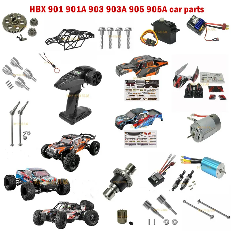 HBX 1:12 901 901A 903 903A 905 905A RC Car spare parts shell motor ...