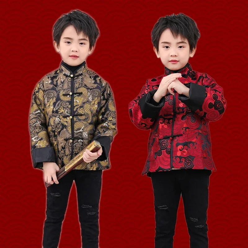 Chinese Tang Suit Jacket For Boys Kids Chinese Traditional Suit New ...