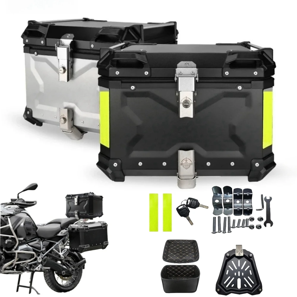 Universal-Motorcycle-Top-Box-Helmet-Box-Aluminum-Alloy-Motorbike-Trunk ...