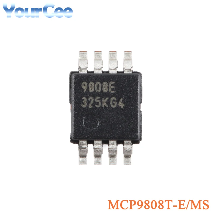 5Pcs/1Pc MCP9808T-E/MS MCP9808 MCP9808T MSOP-8 ±0.5° Digital ...