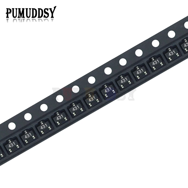 50PCS TL431 431 CJ431 SOT-23 TL431A SOT23 SOT SMD New And Original IC ...