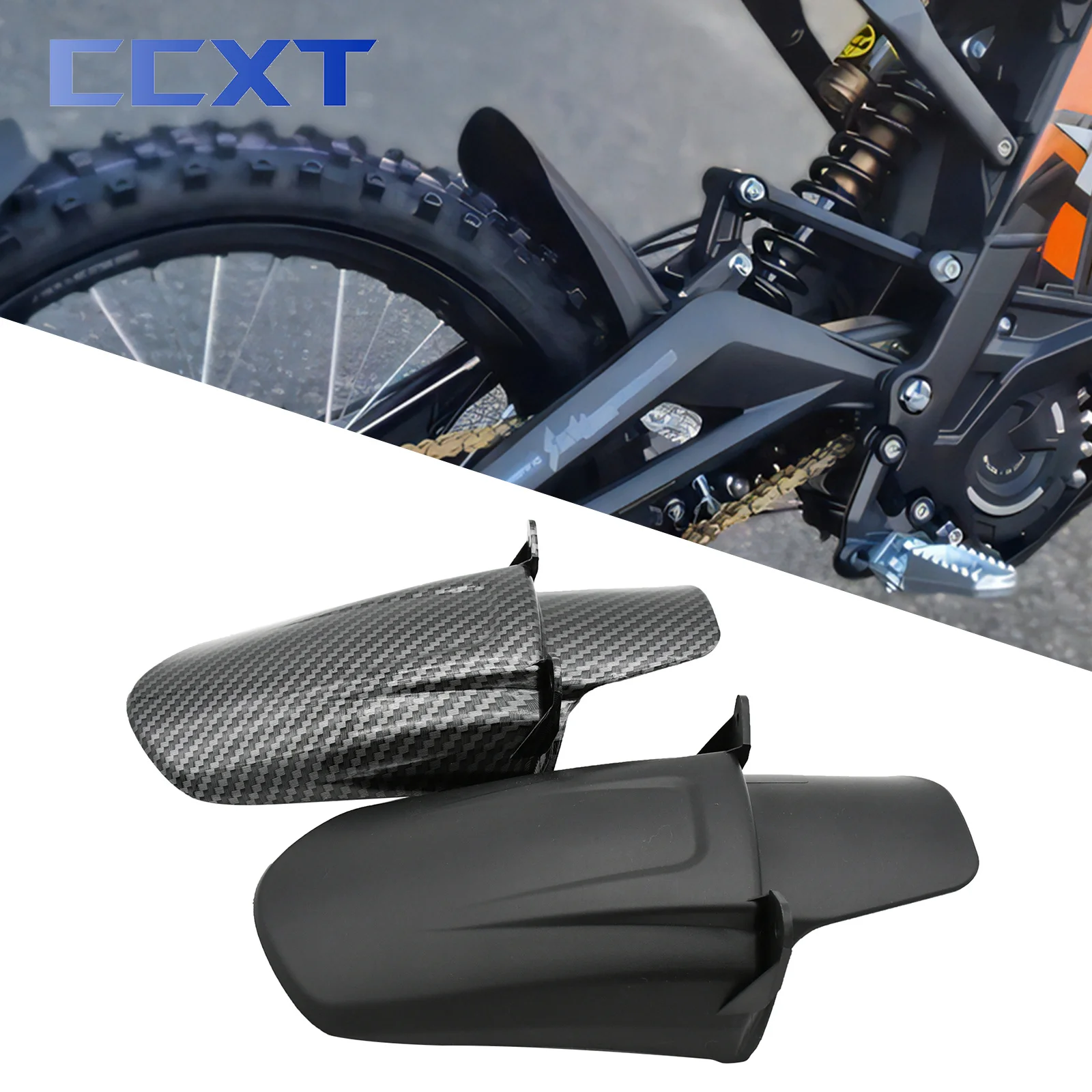 Electric-Motorcycle-Rear-Wheel-Fender-Mudguards-Carbon-Fiber ...