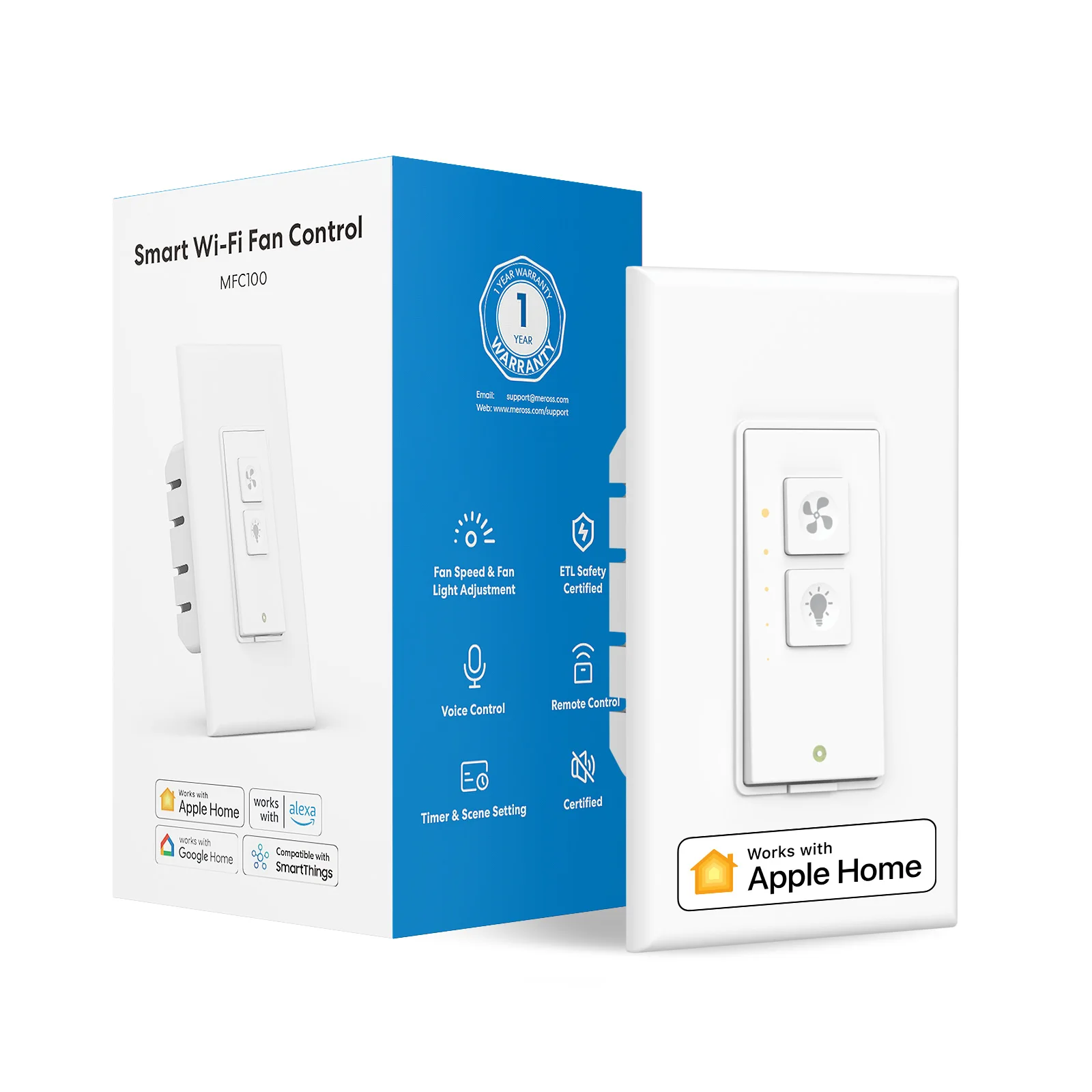 Meross HomeKit Ceiling Fan Switch: The Complete Guide to Smart Fan ...