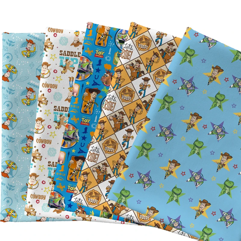 45X145cm-movie-toy-story-character-Print-Polyester-fabric-cotton-DIY ...