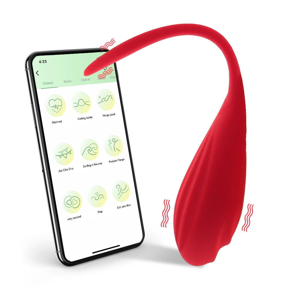 Sex Toys APP Control Vibrator for Women Bluetooth Vibrating Egg 9 ...