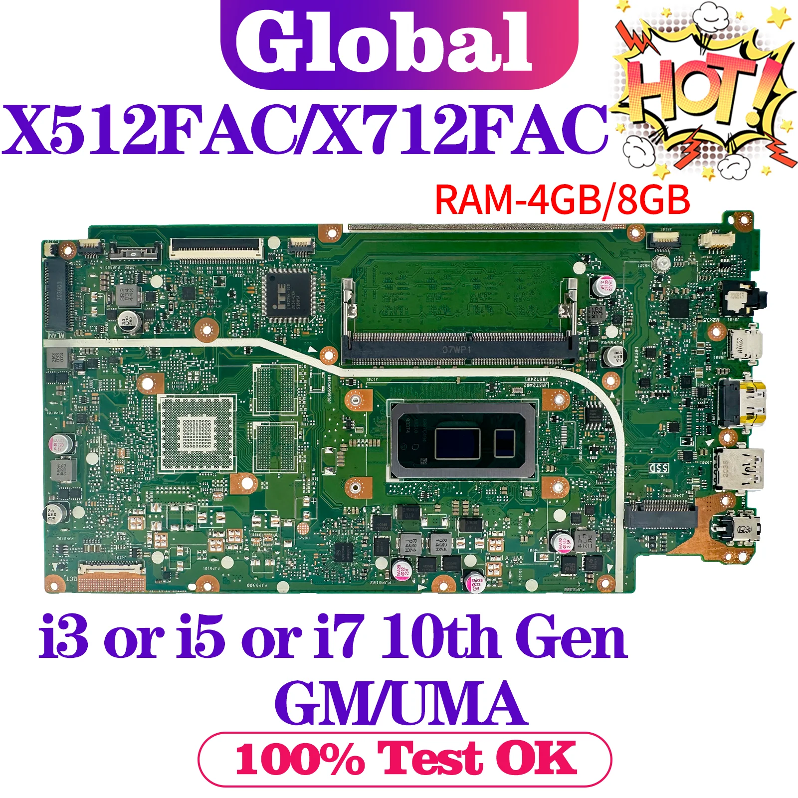 X512FF-Mainboard-For-ASUS-X512FAC-X712FAC-V5000F-X512FL-X512FLC-X512FB ...