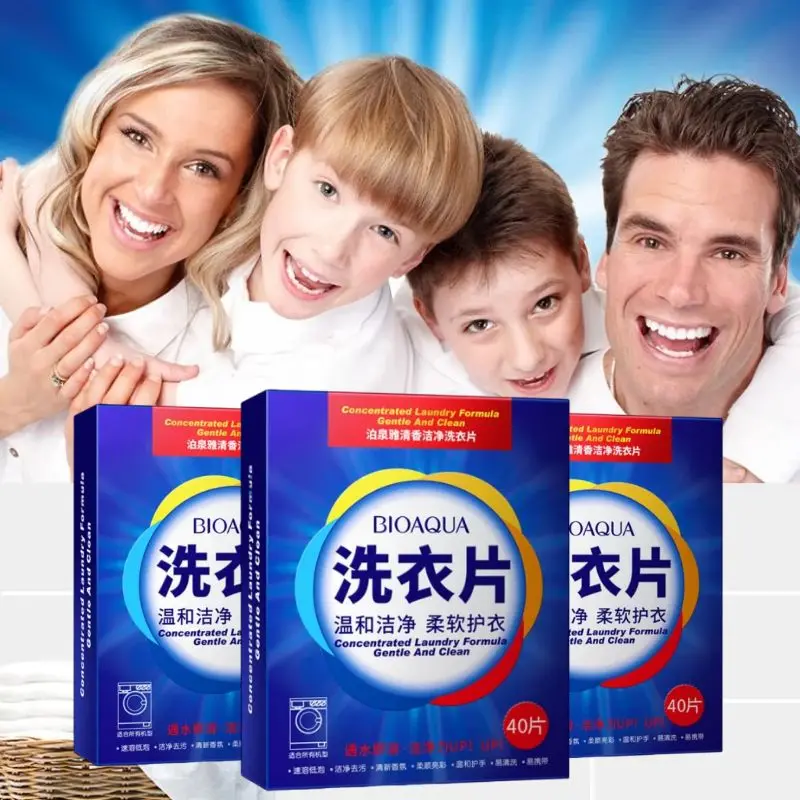 120pcs Efficient Laundry Soap New Formula Laundry Detergent Sheet, Nano ...