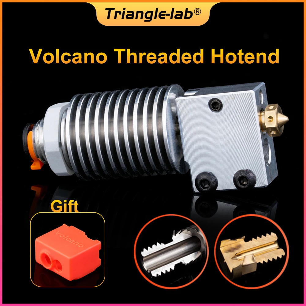V6 Threaded Heatsink V6 Volcano Hotend Remote Bowen V6 Volcano Hotend J-head Hotend Heatsink ...