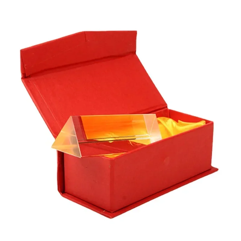 Kids Physics Stem Science Toys Glass Reflecting Triangular Color Prism ...