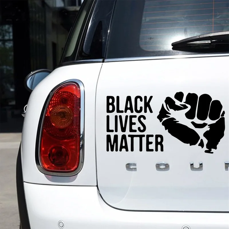 Car Stickers Decor Motorcycle Decals BLACK LIVES MATTER Decorative ...