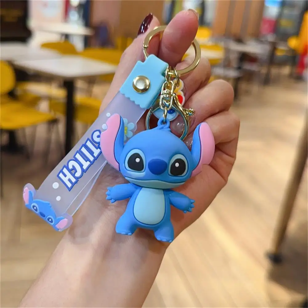 Cartoon-Anime-Disney-Keychain-Mickey-Mouse-Minnie-Lilo-Stitch-Keyring ...