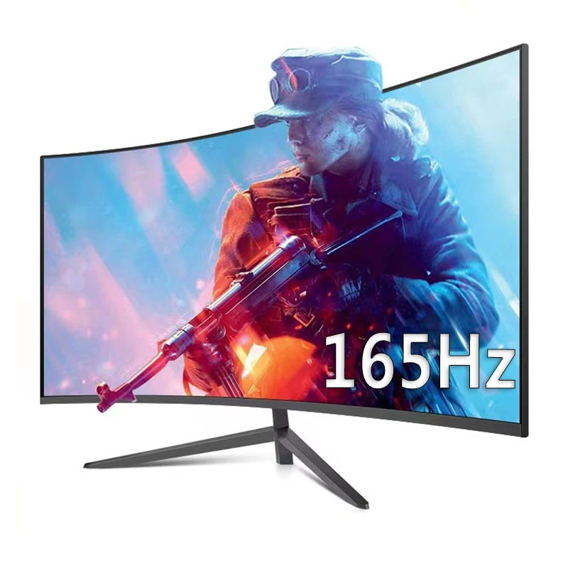 24 polegadas VA 144hz monitor 1080p HD jogo 165hz curvo LCD 1K75Hz ...